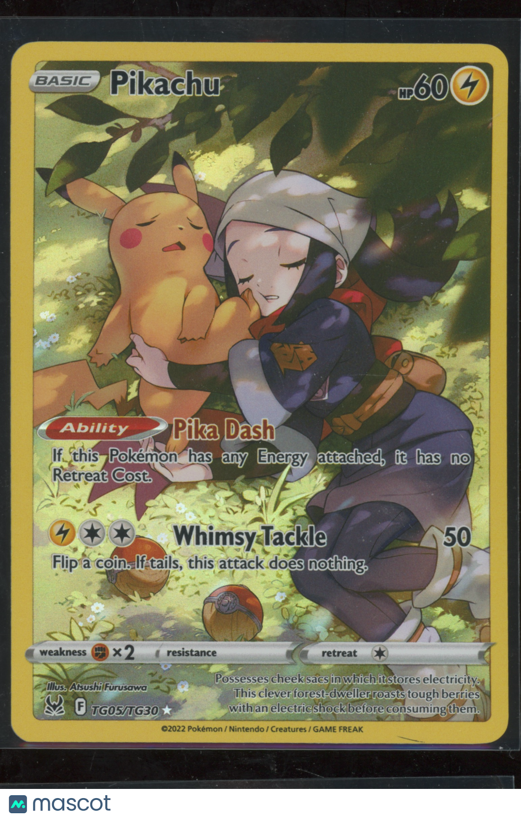 2022 Pokemon SWSH Lost Origin Pikachu #TG05/TG30 – Gameday Sports Cards