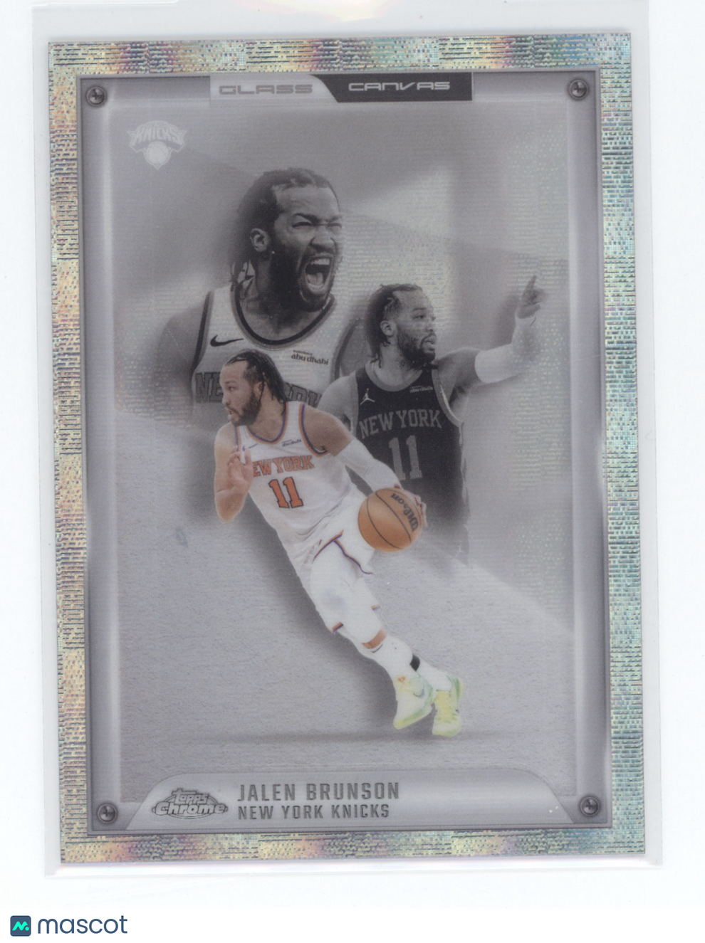 2025 Topps Chrome Basketball Jalen Brunson #GC-17 Glass Canvas ...