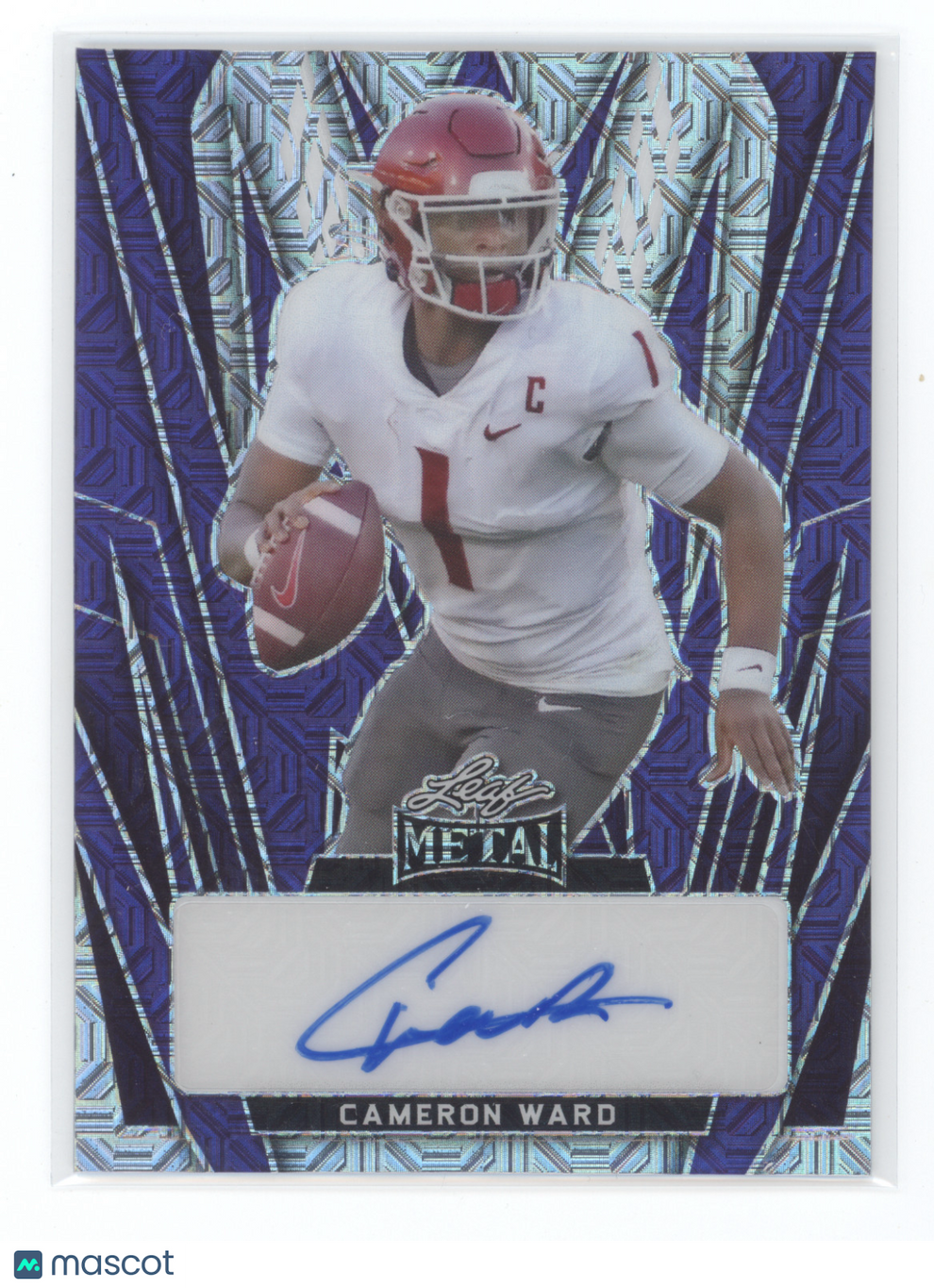 2024 Leaf Metal Football Cameron Ward #BA-CW2 Autograph 4/7 – Gameday ...