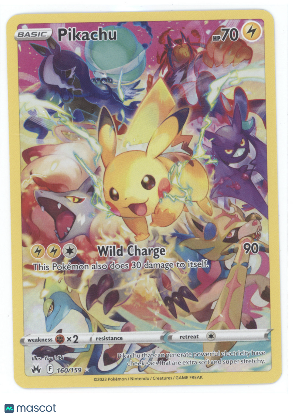 2023 Pokemon SWSH Crown Zenith Pikachu Secret Rare #160/159 – Gameday ...