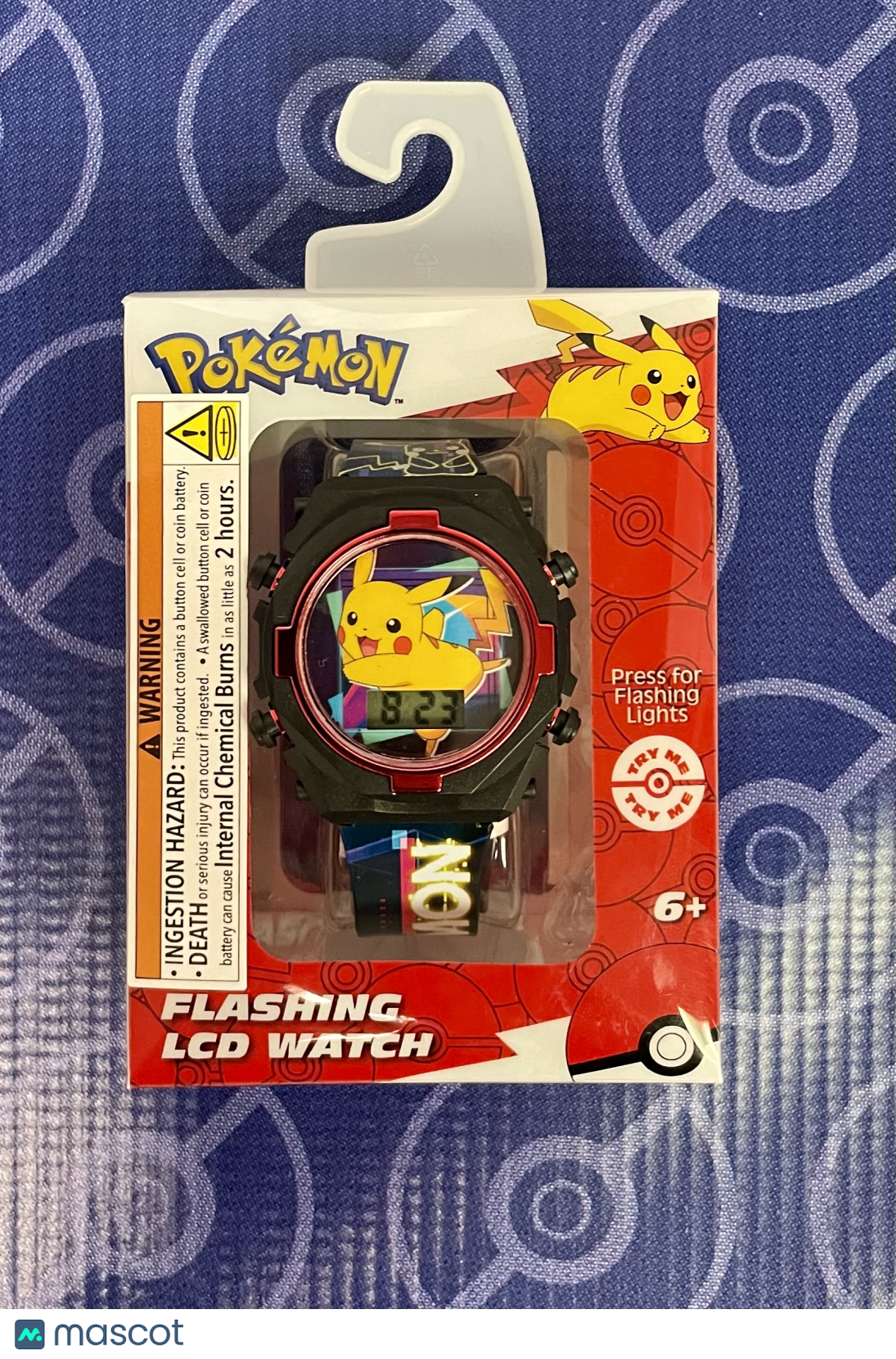 2024 Pokemon Pikachu Flashing LCD Watch – Gameday Sports Cards