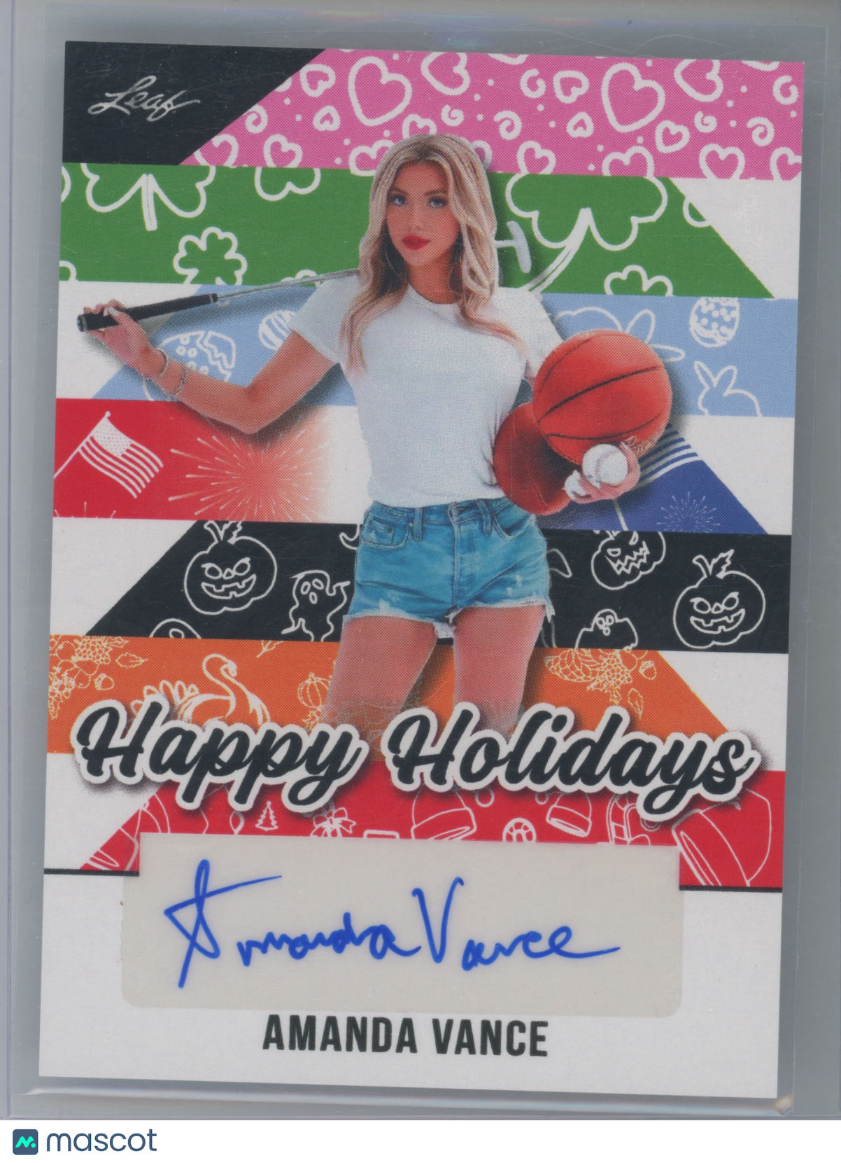 2025 Leaf Happy Holidays Amanda Vance #BA-AV1 – Gameday Sports Cards
