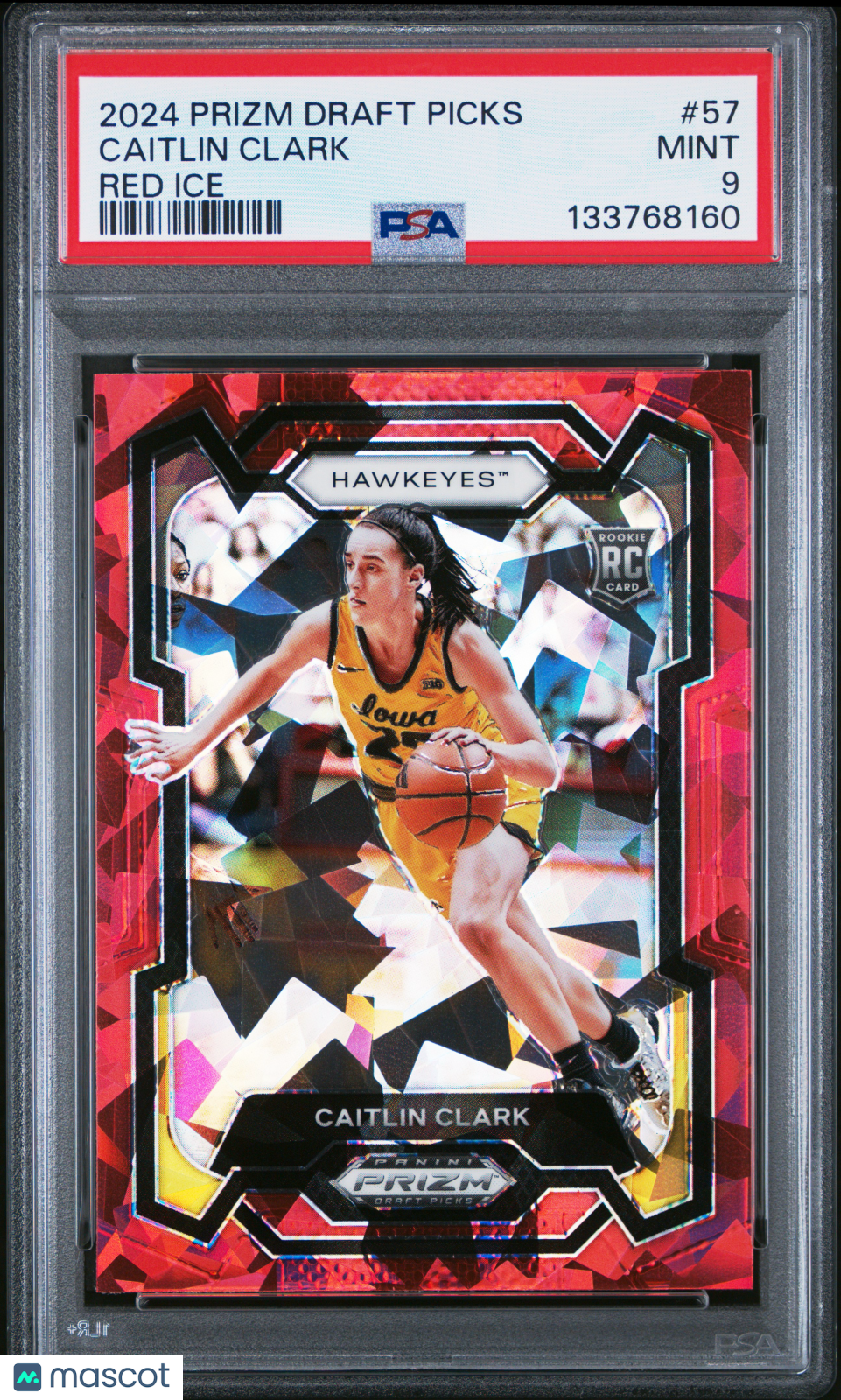 2024 Panini Prizm Draft Picks Caitlin Clark #57 Red Ice PSA 9 – Gameday ...