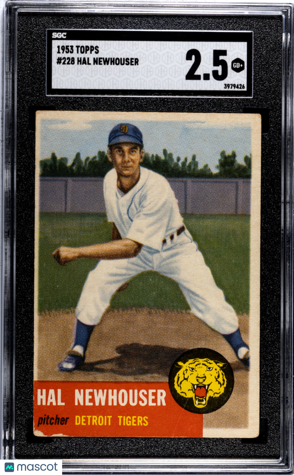 1953 Topps Hal Newhouser #228 SGC 2.5 – Gameday Sports Cards